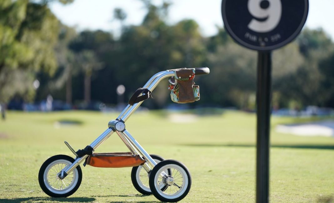 Timing is Right for the Walker Trolley Push Cart | New England dot Golf