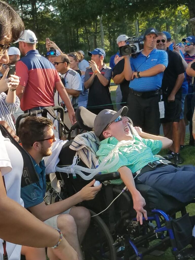 David Finn is golf’s biggest fan, despite muscular dystrophy handicap ...
