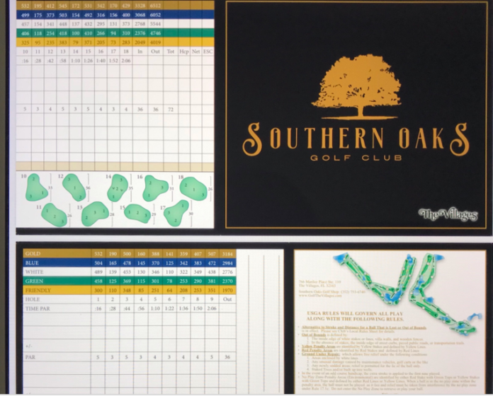 Bill’s Golf Diary: Southern Oaks Golf Club at The Villages | New ...