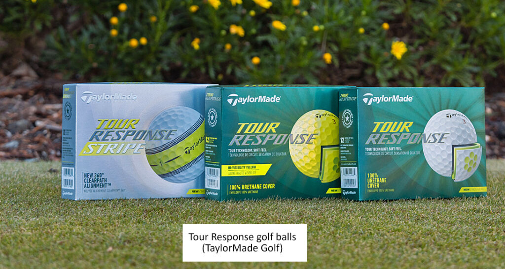 TaylorMade Tour Response golf ball | New England dot Golf